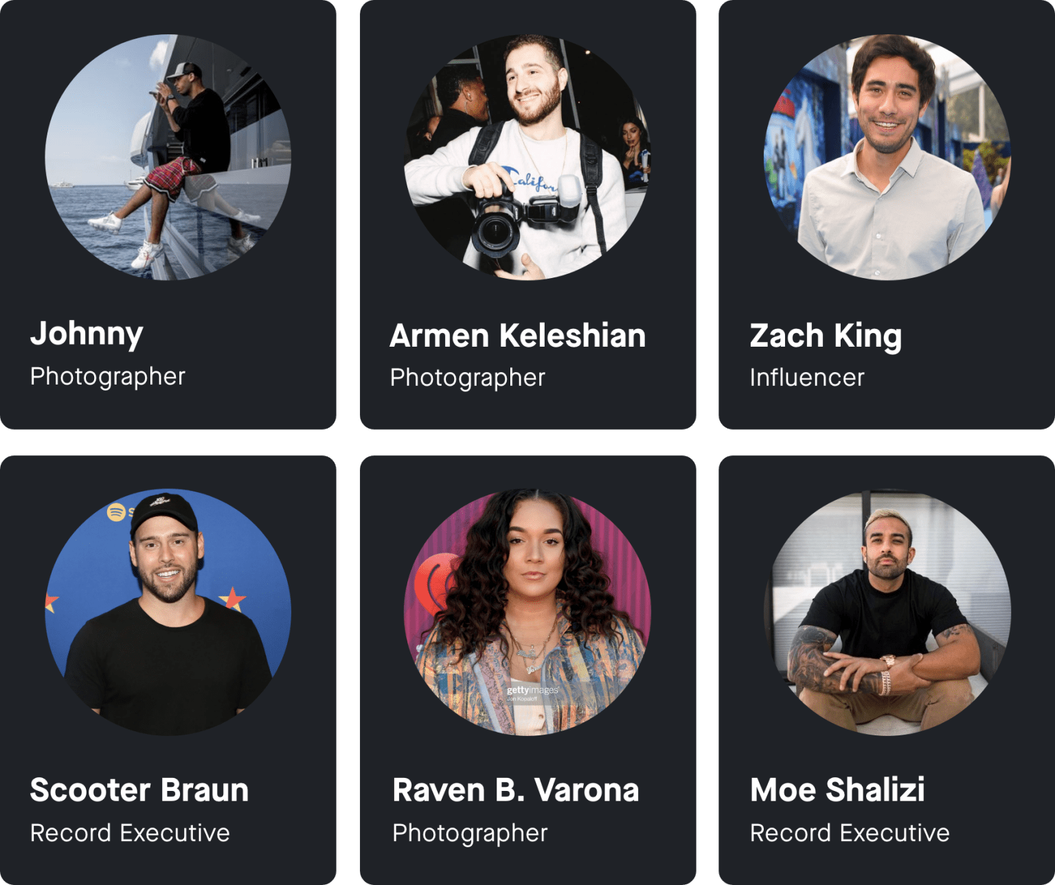 Music Industry Roster on Virtual Publicist